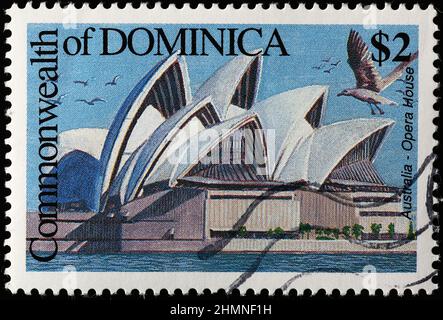 Sydney Opera House on postage stamp of Australia Stock Photo - Alamy