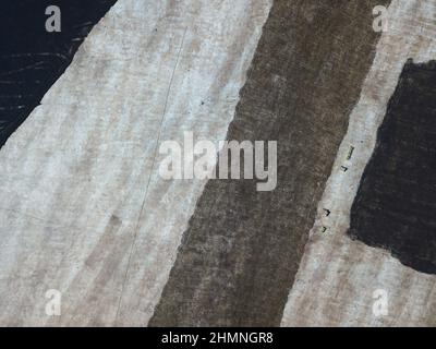 Coffee drying patios, Brazil Stock Photo - Alamy