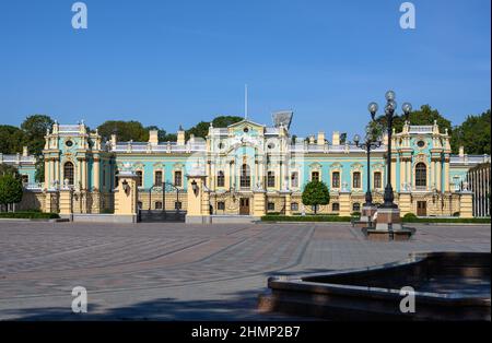 Mariinskyi Palace, the official ceremonial residence of the President ...