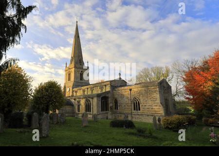 Holy Trinity Church, Denford, Northamptonshire, England, UK Stock Photo ...