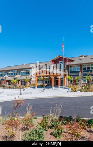 The new Panther Lake Elementary School in Kent, Washington Stock Photo ...
