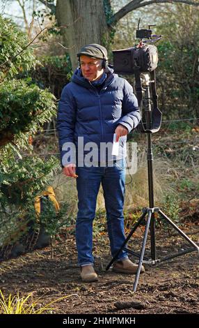 Sound engineer film set Stock Photo - Alamy
