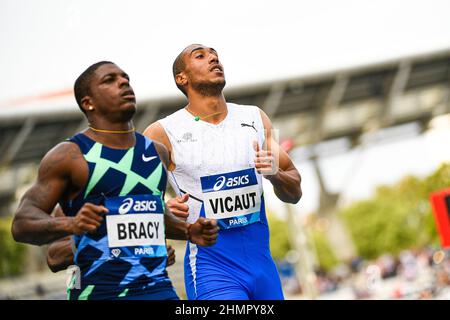 Jimmy Vicaut of France (men's 100m) during the Wanda Diamond League ...