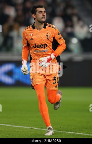 Mattia Perin of Juventus during the Italy cup semifinal second leg ...
