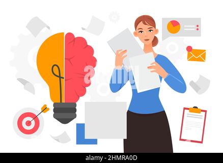 Genius hour concept Stock Vector Image & Art - Alamy