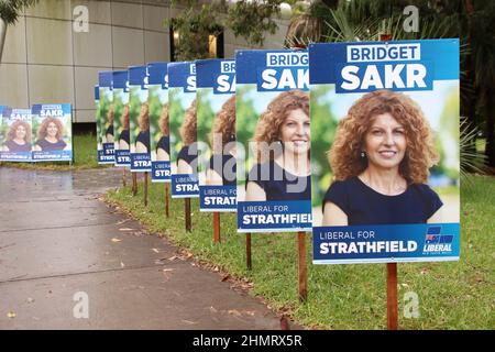 Sydney, Australia. 12th February 2022. Polling station for the ...