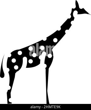Giraffe Icon Vector Glyph Illustration Stock Vector Image & Art - Alamy