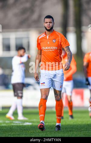 TIEL, 12-02-2022, Sportpark de Lok, Jack's League Dutch Tweede Divisie ...