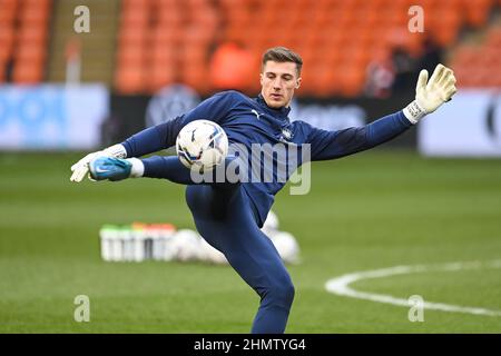 Stuart Moore #13 of Blackpool during the pre-game warmup Stock Photo ...