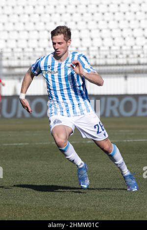 Luca Vido of Spal in action during the Serie B match between AC Monza ...
