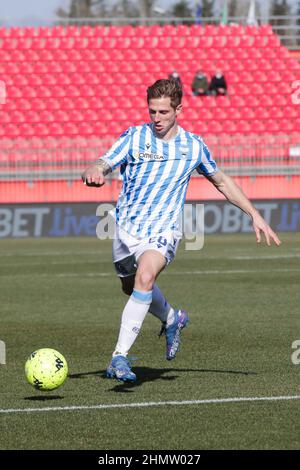 Luca Vido of Spal in action during the Serie B match between AC Monza ...