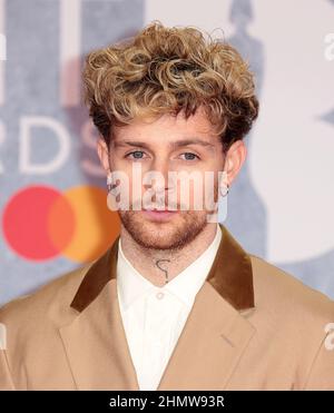 Tom Grennan attending the Brit Awards at the O2 Arena, London. Photo ...