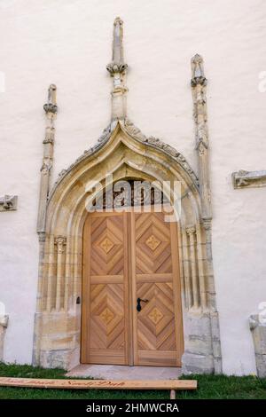 Beautiful Gothic church in small town in Slovenia Stock Photo - Alamy