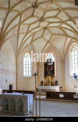 Beautiful Gothic church in small town in Slovenia Stock Photo - Alamy