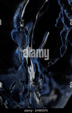 Macro shot of the details of ice texture Stock Photo - Alamy
