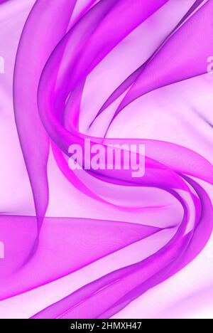 purple organza fabric wavy texture Stock Photo - Alamy