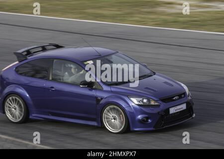 Closeup of a blue Ford Focus RS Stock Photo - Alamy