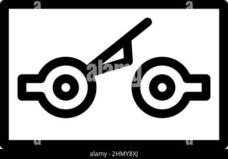 push button switch mechanism line icon vector. push button switch ...