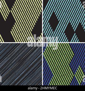 4 different vector patterns in the same package(eps). One pattern is ...