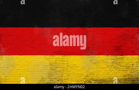 An old distressed German flag Stock Photo - Alamy