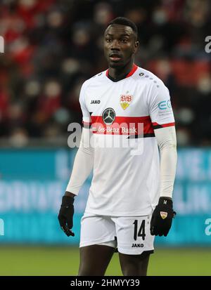 Silas Katompa Mvumpa VfB Stuttgart (14) on the ball, Mercedes-Benz ...