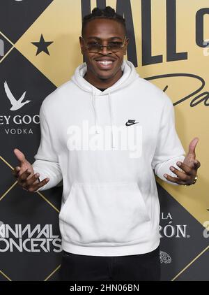 Mitchell Agude arrives at the Hall of Fame Party – Big Game Weekend ...