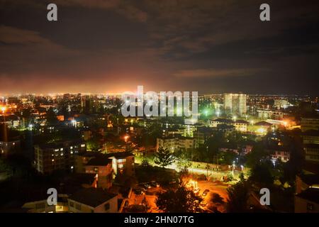 Scenery of the Nairobi City of Kenya at night Stock Photo - Alamy