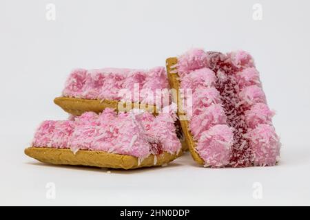 bolands jam mallow biscuits Stock Photo - Alamy