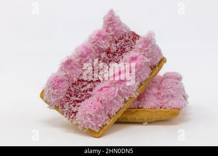 bolands jam mallow biscuits Stock Photo - Alamy