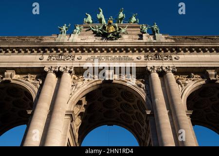 Belgium, Brussels, Winter 2021. Illustration of daily life in Brussels, capital of Belgium ...
