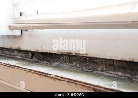 Poor quality windows. Due to poor ventilation, poor-quality ...
