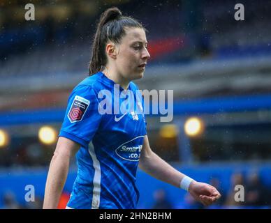 Lucy Quinn (17 Birmingham City) scores her penalty. Aston Villa v ...