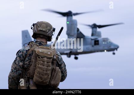 CAMP HANSEN, OKINAWA, Japan – Lt. Col. Michael T. Hlad delivers his ...