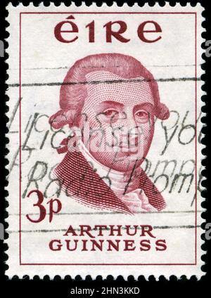 Arthur Guinness Eire Ireland commemorative 3p postage stamp issued in ...