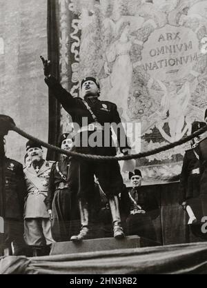 benito mussolini, 1930 Stock Photo - Alamy