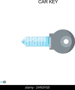 Car remote key icon simple vector. Smart button. Vehicle lock Stock ...