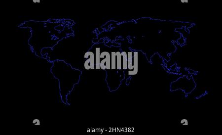 Neon UK map Stock Photo - Alamy