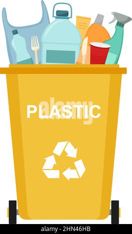 A yellow plastic cup illustration Stock Vector Image & Art - Alamy