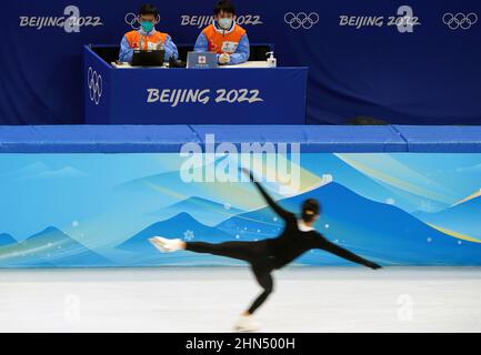Medics observe a Figure Skating training session on day ten of the ...