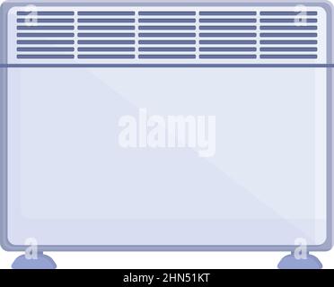 Wall convector icon cartoon vector. Electric heater. Room heating. Wall ...