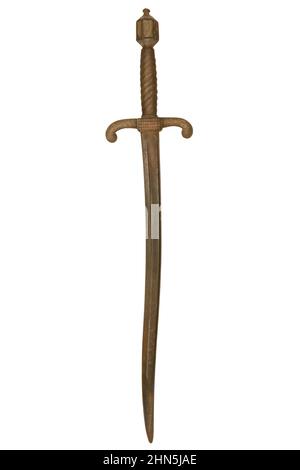 Ancient iron sword is on the old cloth Stock Photo - Alamy