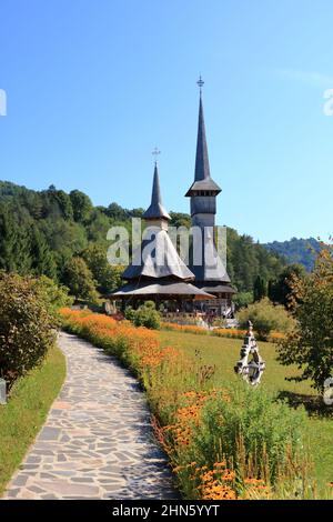 September 8 2021 - Barsana, Romania: Barsana monastery, one of the main ...
