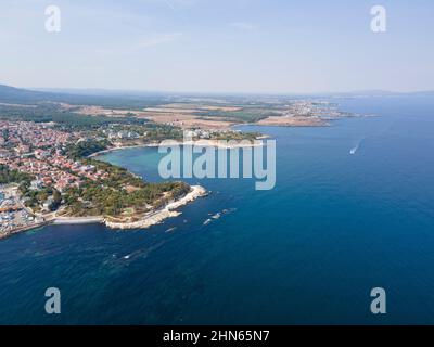 Aerial view of Town of Tsarevo, Burgas Region, Bulgaria Stock Photo - Alamy