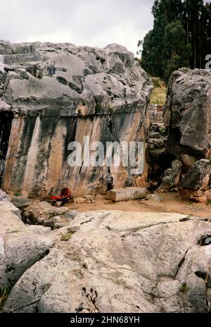 Archaeological site of Qenko Stock Photo - Alamy