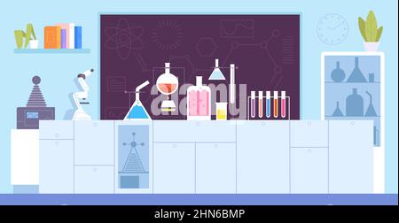 Animated Laboratory Background