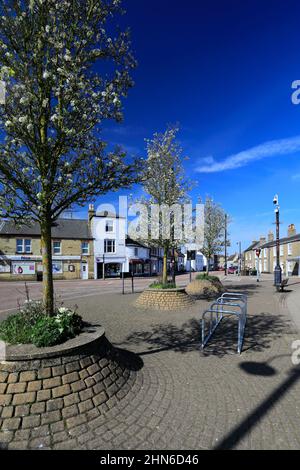 The bandstand at Chatteris town, Cambridgeshire, East Anglia, England ...