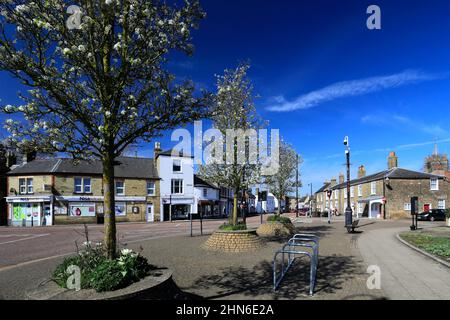 The bandstand at Chatteris town, Cambridgeshire, East Anglia, England ...