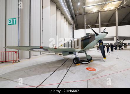 Aircraft Supermarine Spitfire Vb Duxford UK Stock Photo - Alamy