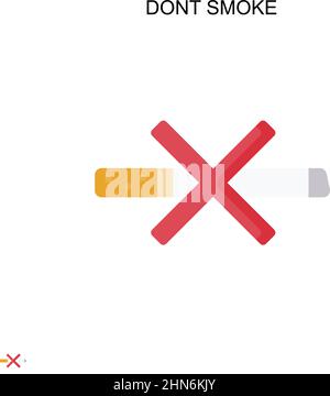 Do not smoke, icon. Don't smoke vector illustration Stock Vector Image ...