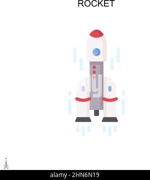 Business, launch, missile icon is isolated on white background. Use for ...